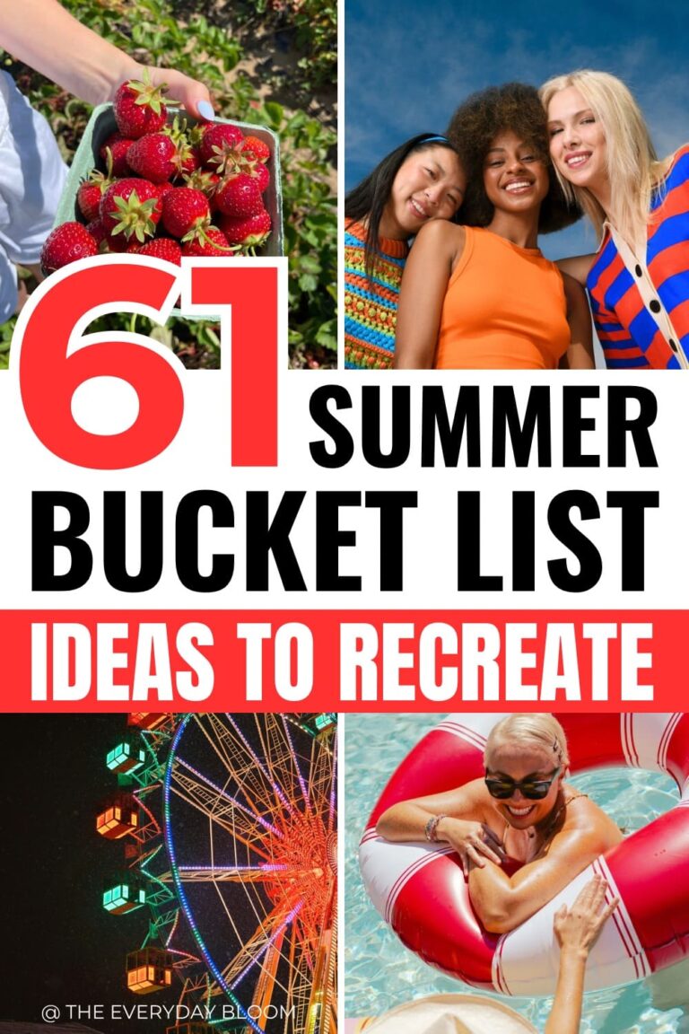 61 Fantastic Ideas For Your Summer Bucket List