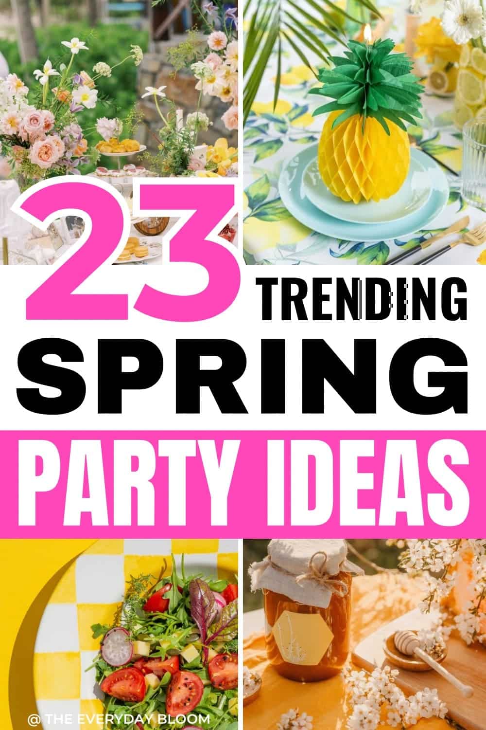 23 Spring Party Ideas That are Buzzing With Fun and Creativity