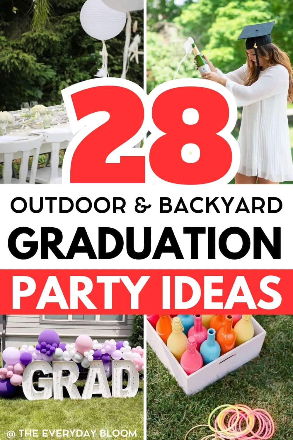 28 Outdoor Graduation Party Ideas for an Incredible Party