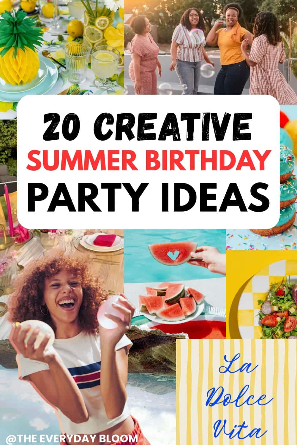 20 Summer Birthday Party Ideas Bursting With Fun and Sunshine